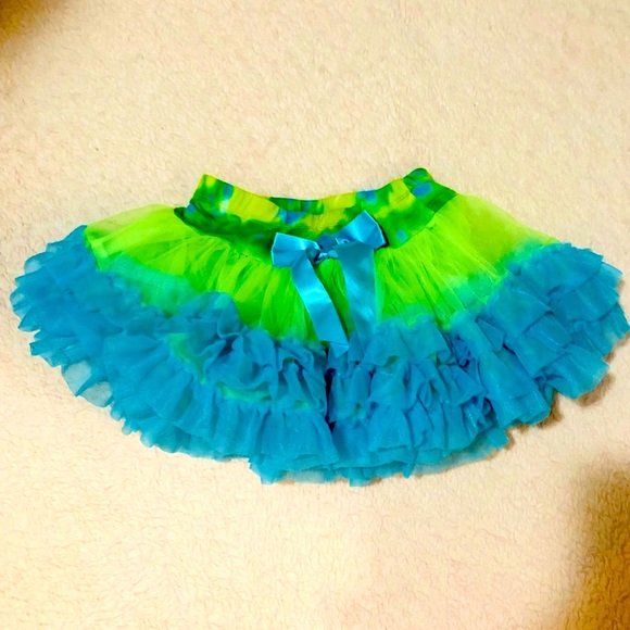 Jona Michelle | Bottoms | Jona Michelle Blue Green Tulle Tutu | Poshmark